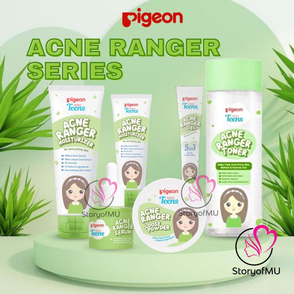 Jual PIGEON TEENs Acne Ranger Skincare Series Toner | Gel | Moisturizer ...