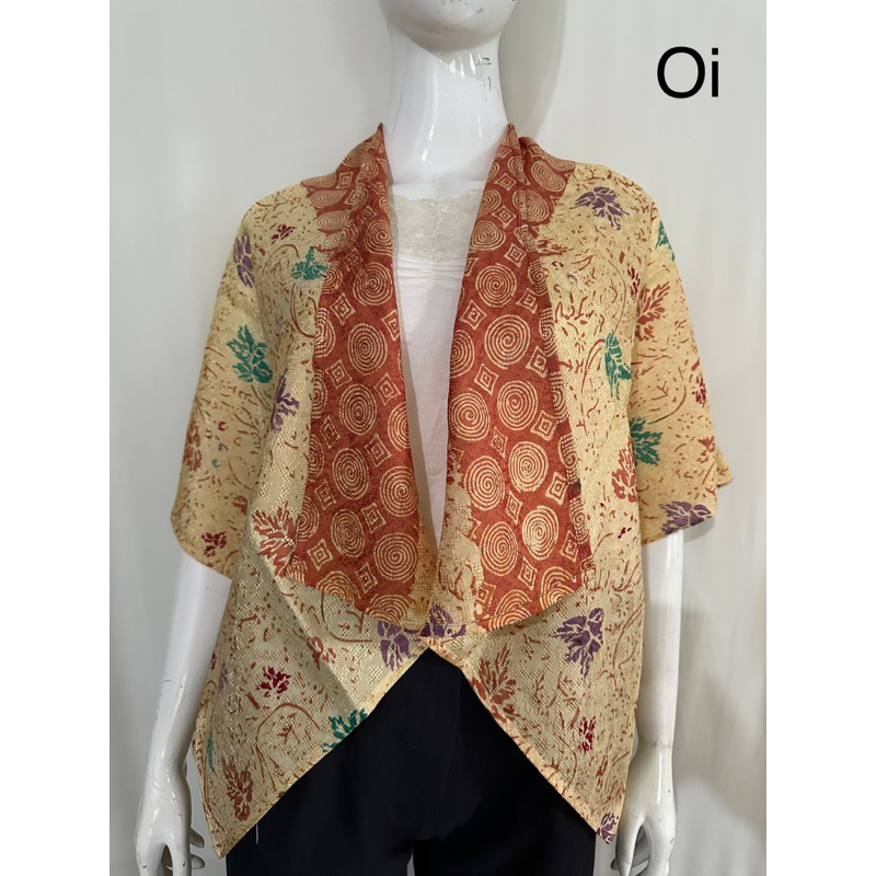 Jual Outer Batik/Cardigan/Atasan Batik / Top Batik | Shopee Indonesia