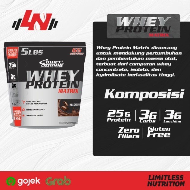 Jual Inner Armour Whey Protein Matrix 5 Lbs | Shopee Indonesia