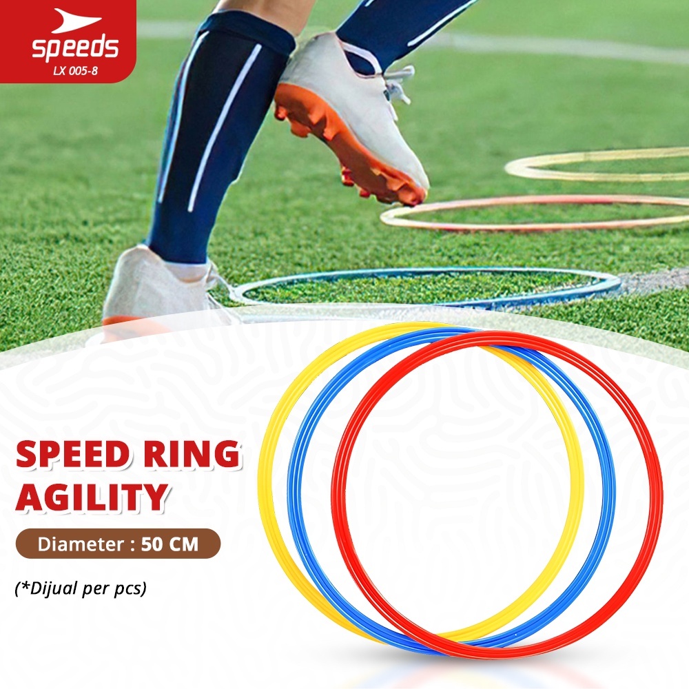 Jual SPEEDS Agility Ring Futsal Olahraga Sepakbola 56cm 50cm 40cm Alat ...