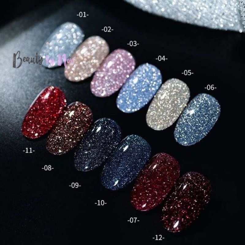 Jual ANNIES DISCO Gel Polish Glitter Kutek Kuku UV LED | Shopee Indonesia