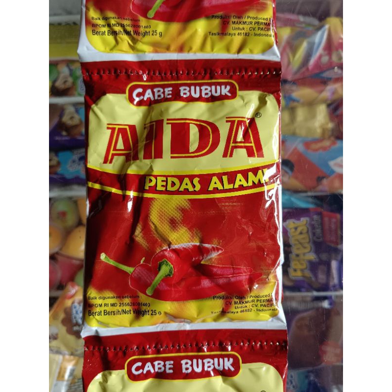 Jual Cabe Bubuk Aida Sachet 25 Gram | Shopee Indonesia
