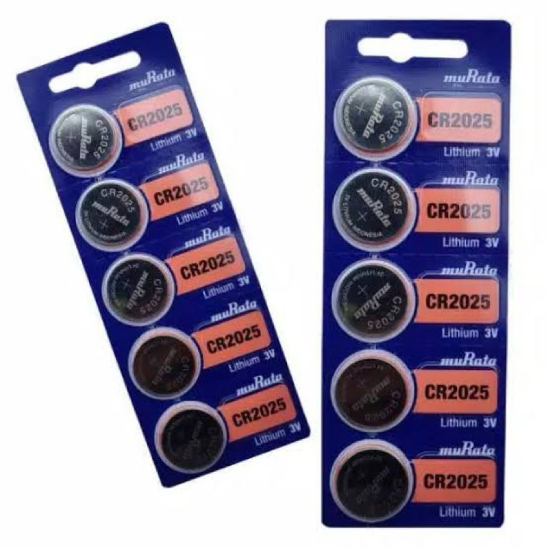 Jual Baterai / Batre murata CR2016 - CR2025 - CR2032 Asli/ baterai murata original | Shopee ...