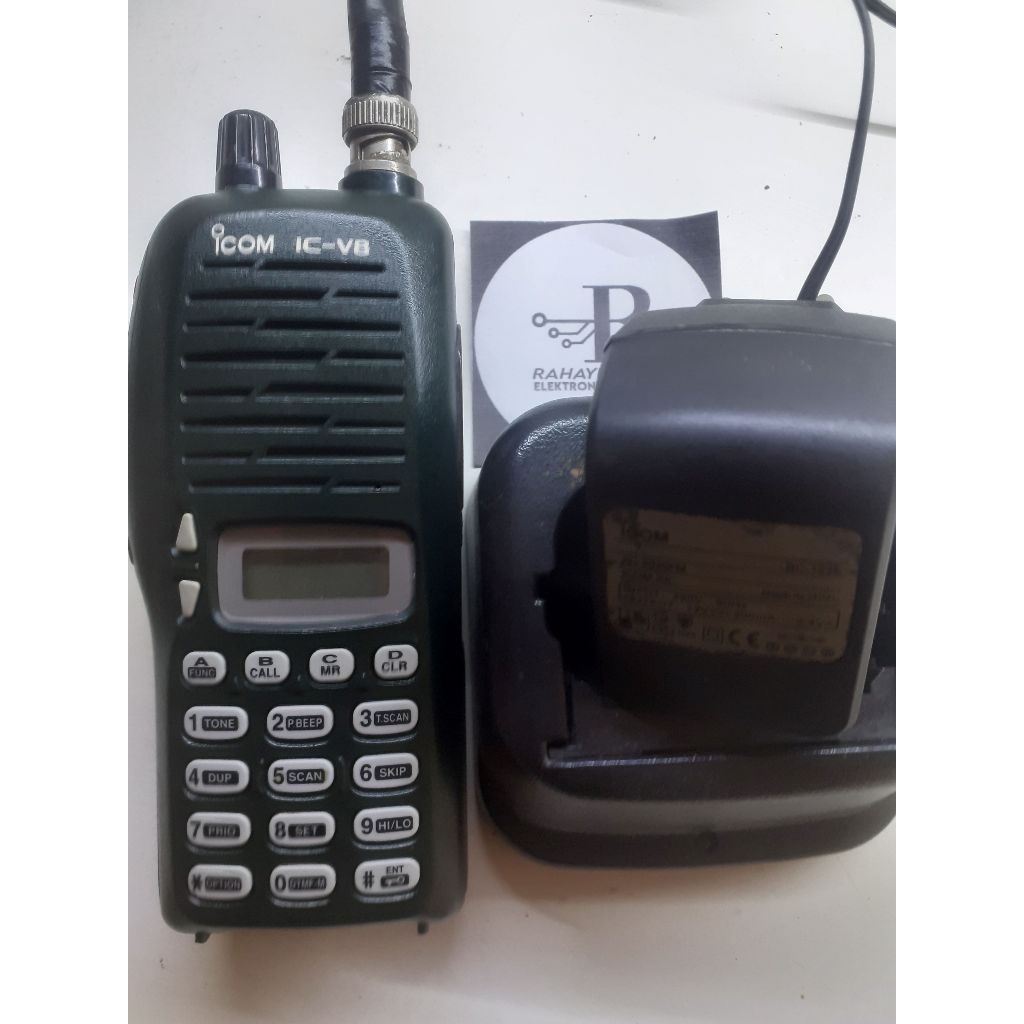 Jual Icom V8 VHF Normal Lengkap Cas Battery Awet | Shopee Indonesia