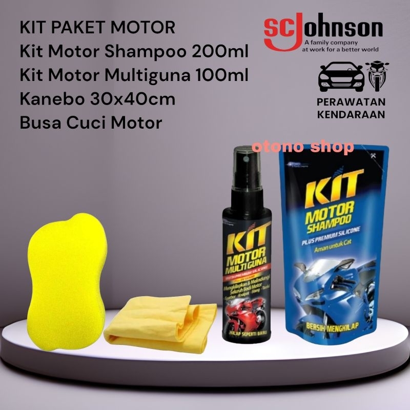 Jual Kit Motor Shampoo - Kit Paket Motor - Kit Motor Multiguna - Kanebo ...
