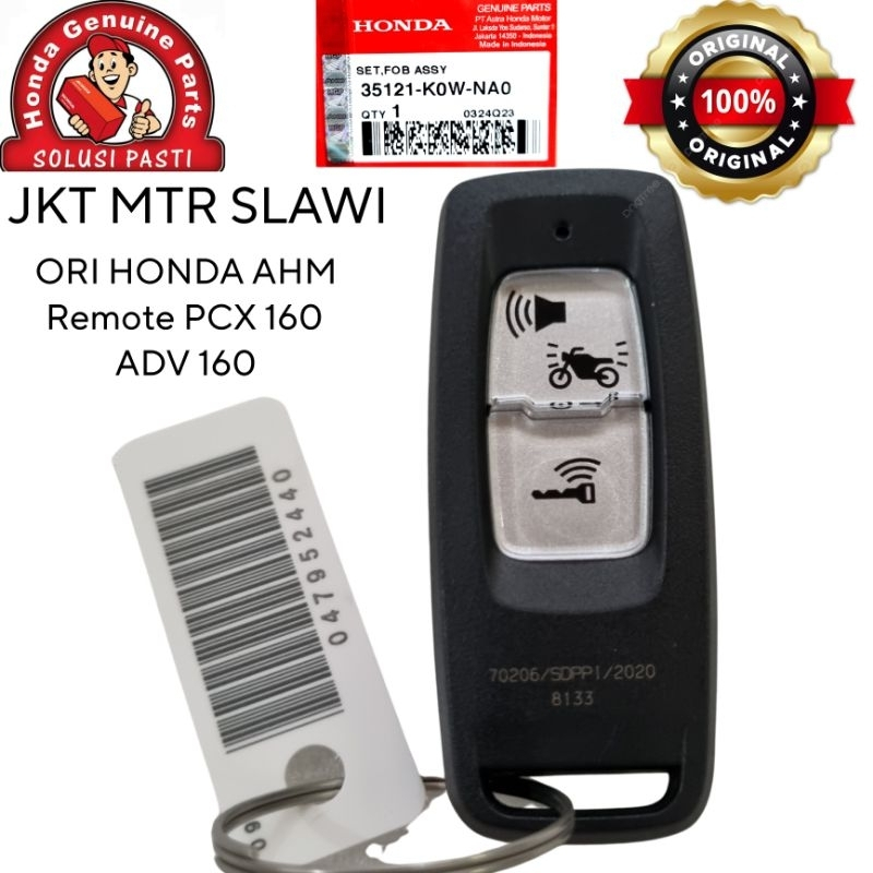 Jual 35121 K0W NA0 Remote assy set PCX 160 & Adv 160 ori honda ahm ...