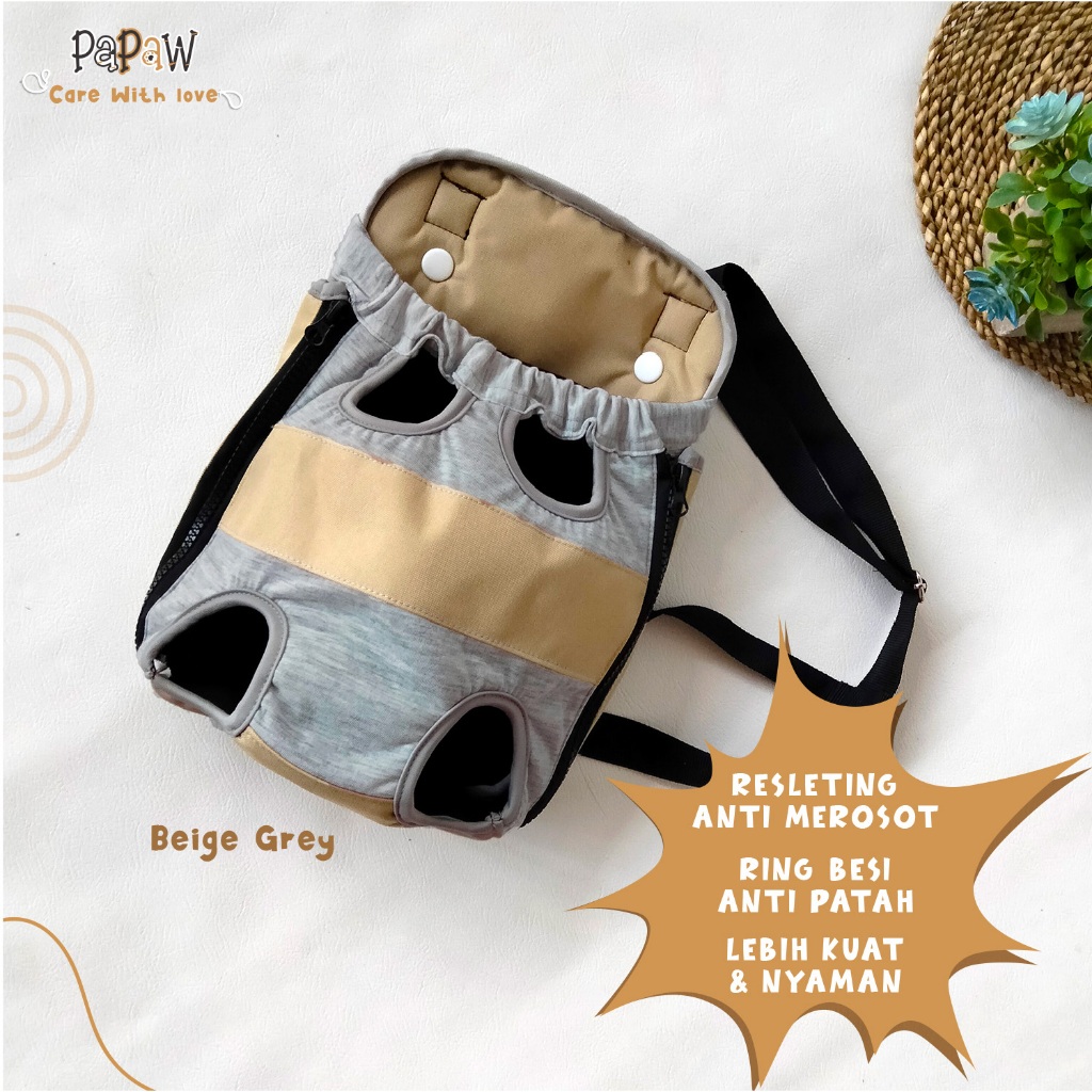 Jual Tas Kucing Gendong Gendongan Depan Belakang Kitten Anjing Lucu ...