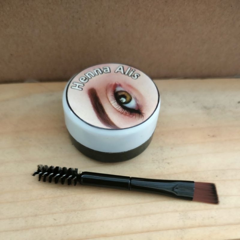 Jual Henna Alis Halal Awet tahan sampai 5 hari original eyebrows ...