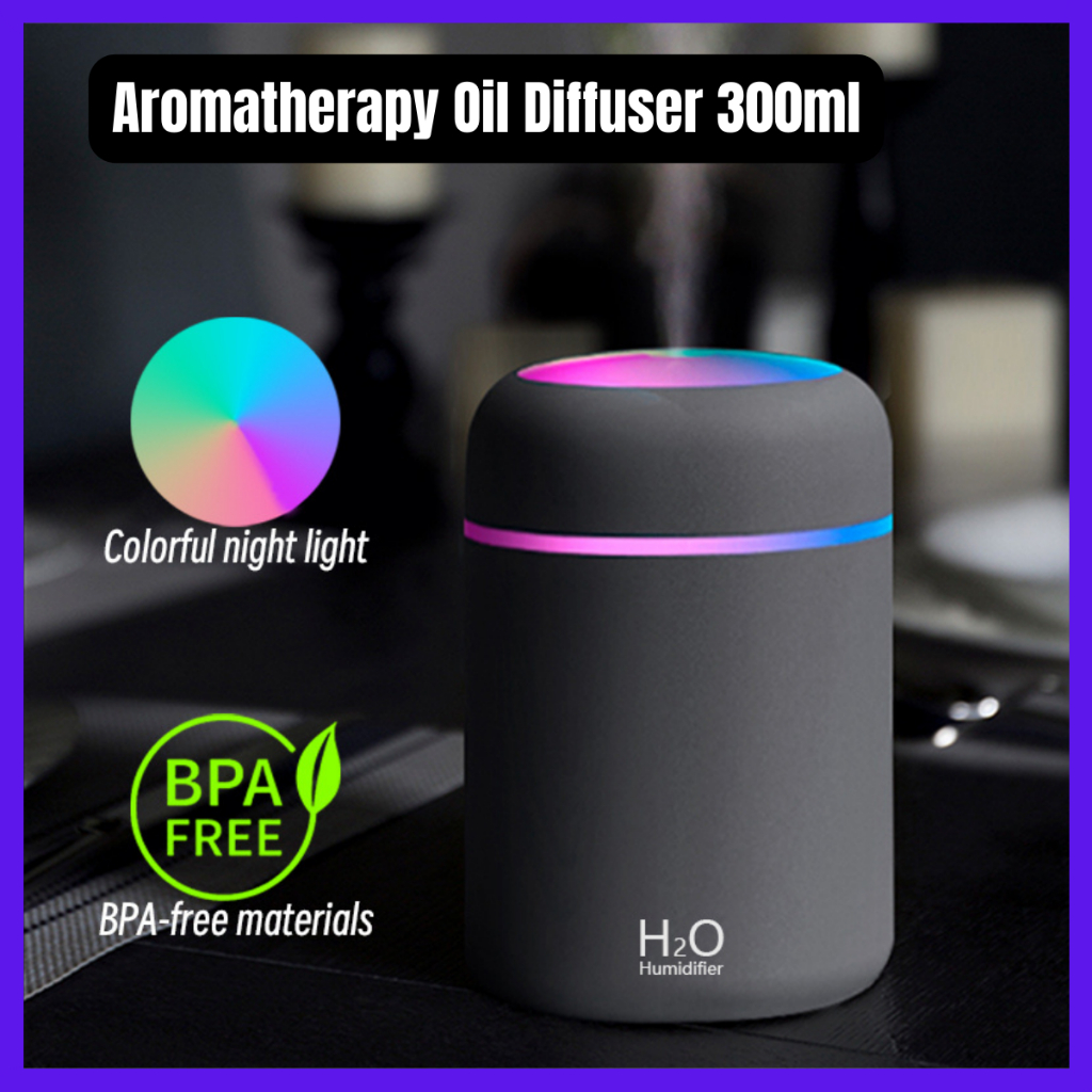 Jual Kesoto Air Humidifier Mobil Aromatherapy Oil Diffuser 300ml ...