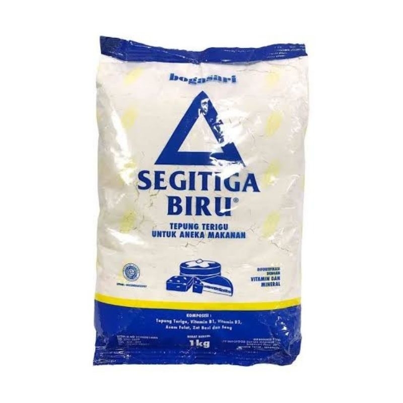Jual Tepung Gandum Segitiga Biru 1Kg | Shopee Indonesia