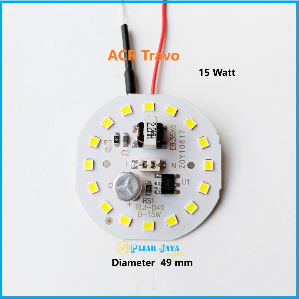 Jual PCB LED AC ACR Travo Watt Lengkap 5 7 9 12 15 18 20 30 40 Watt ...