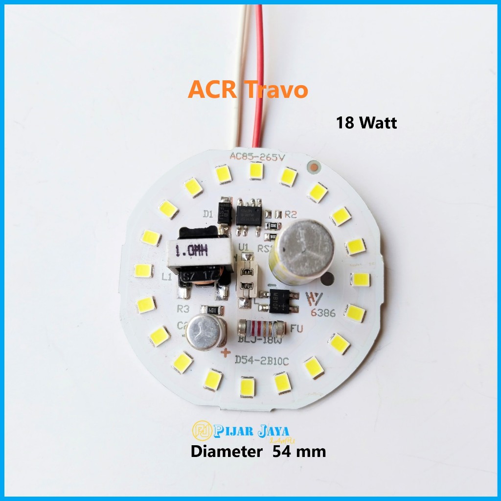 Jual PCB LED AC ACR Travo Watt Lengkap 5 7 9 12 15 18 20 30 40 Watt ...