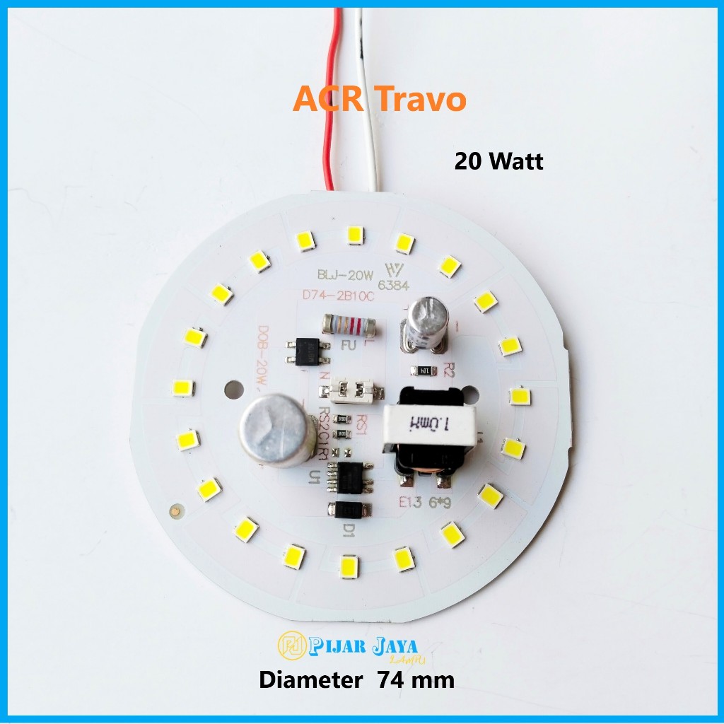 Jual PCB LED AC ACR Travo Watt Lengkap 5 7 9 12 15 18 20 30 40 Watt ...