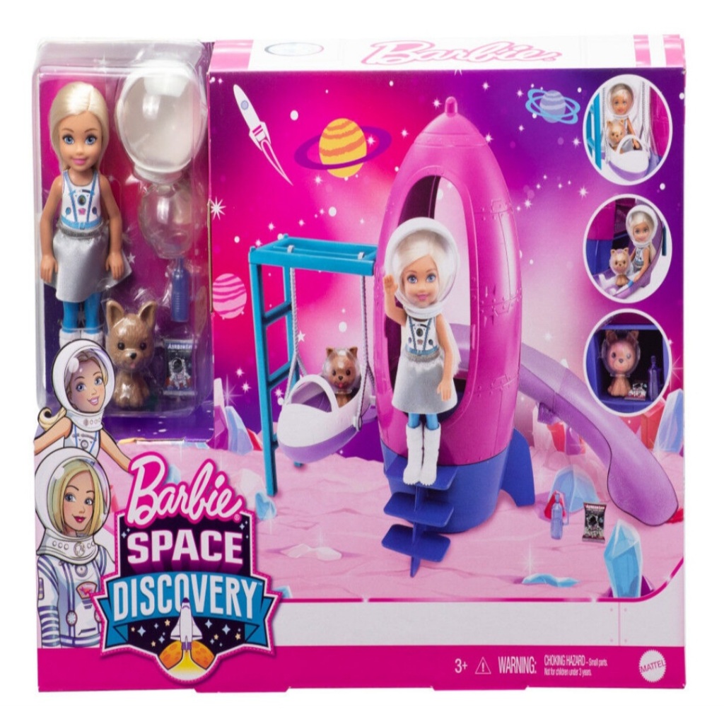 Jual Barbie Space Discovery GTW32 Chelsea Doll and Rocket Ship - Themed ...