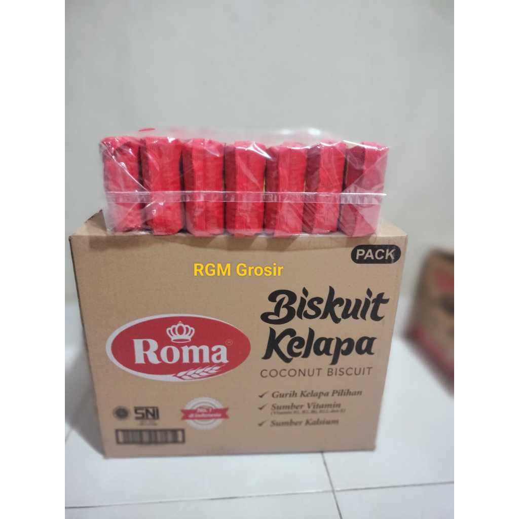 Jual Biskuit Roma Kelapa 300 Gram 1 Karton- ( 1 kardus isi 28 pax ...