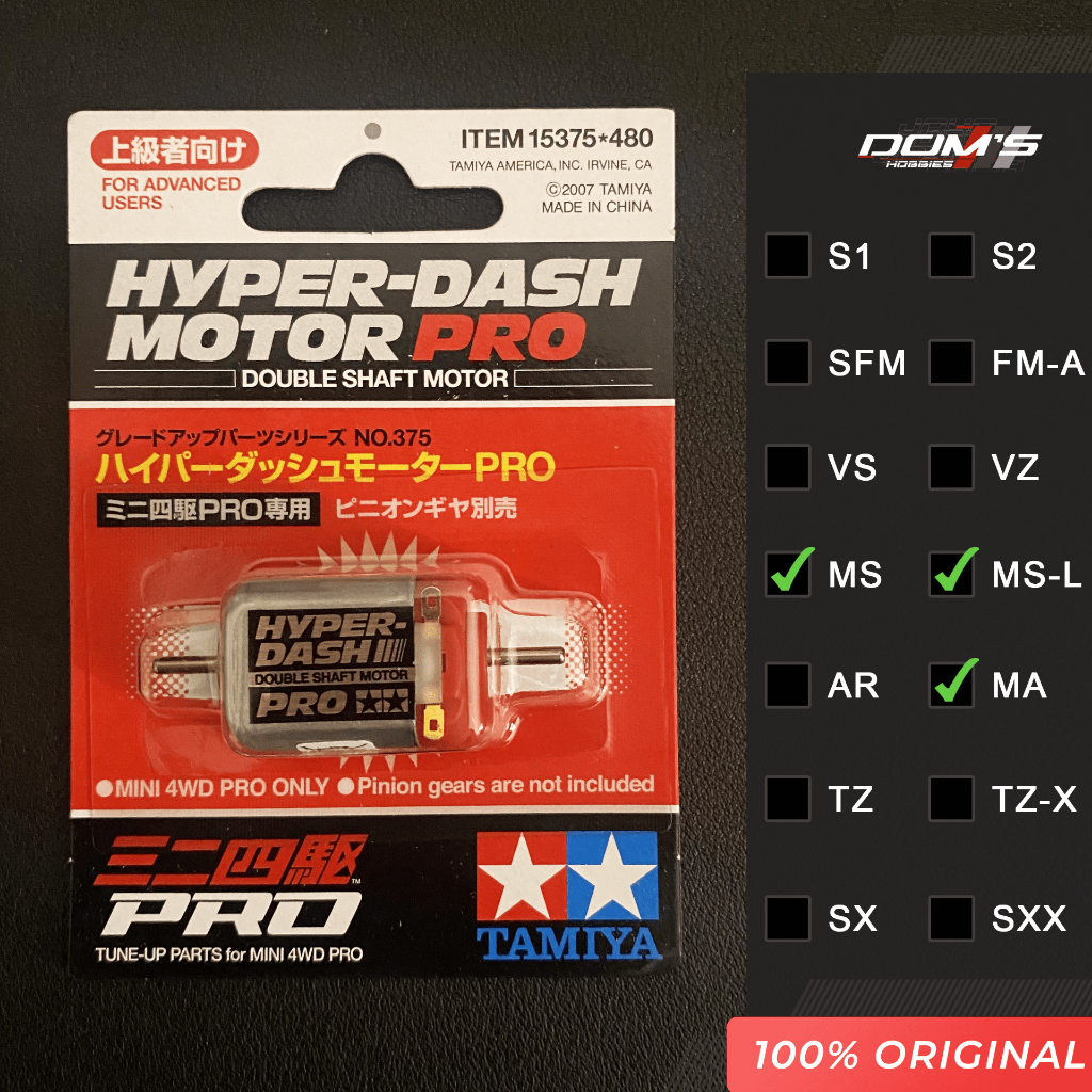 Jual TAMIYA 15375 DINAMO HYPER DASH PRO / HYPER DASH MOTOR PRO | Shopee ...
