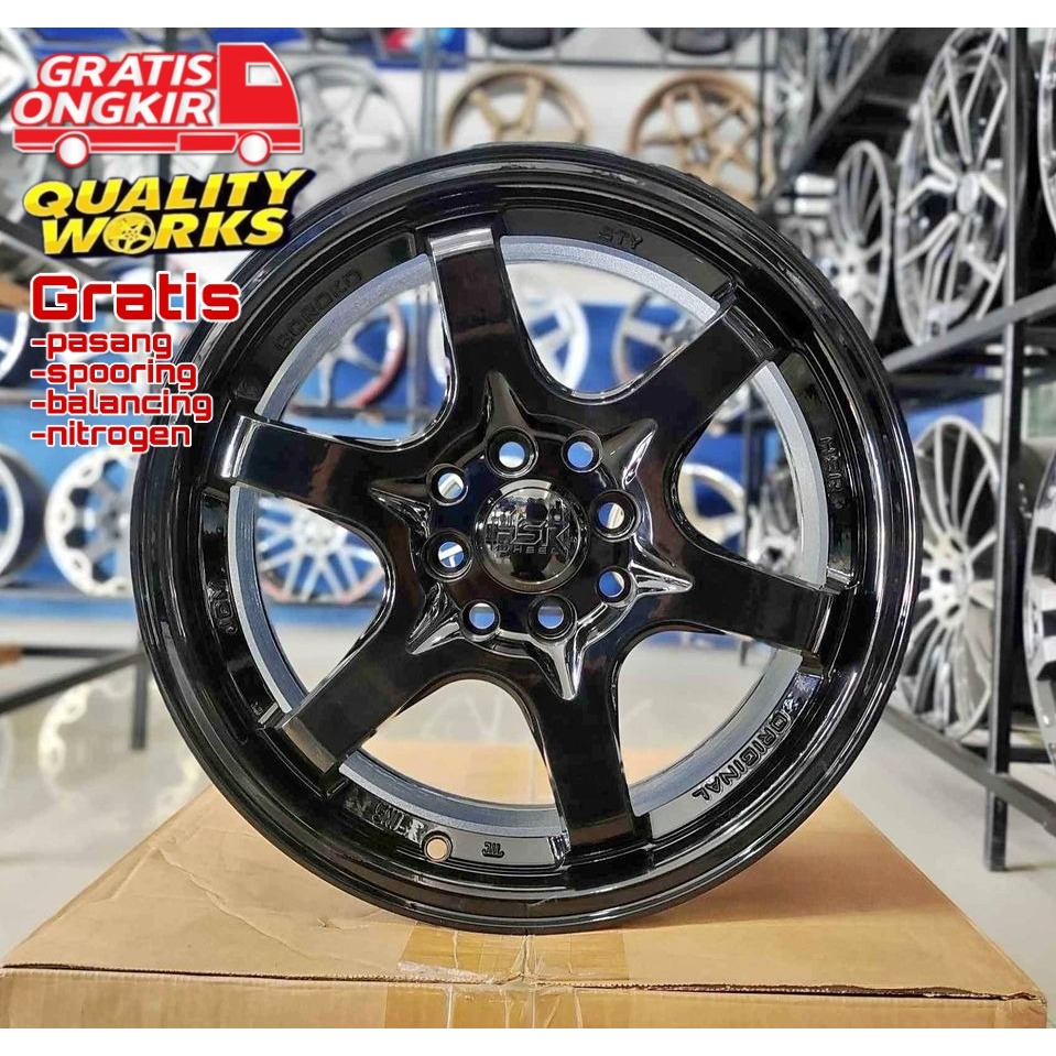 Jual Velg Mobil palang 6 Model Te37 ring 16 HSR STY R16 pnp Brio, Calya, Sigra | Shopee Indonesia