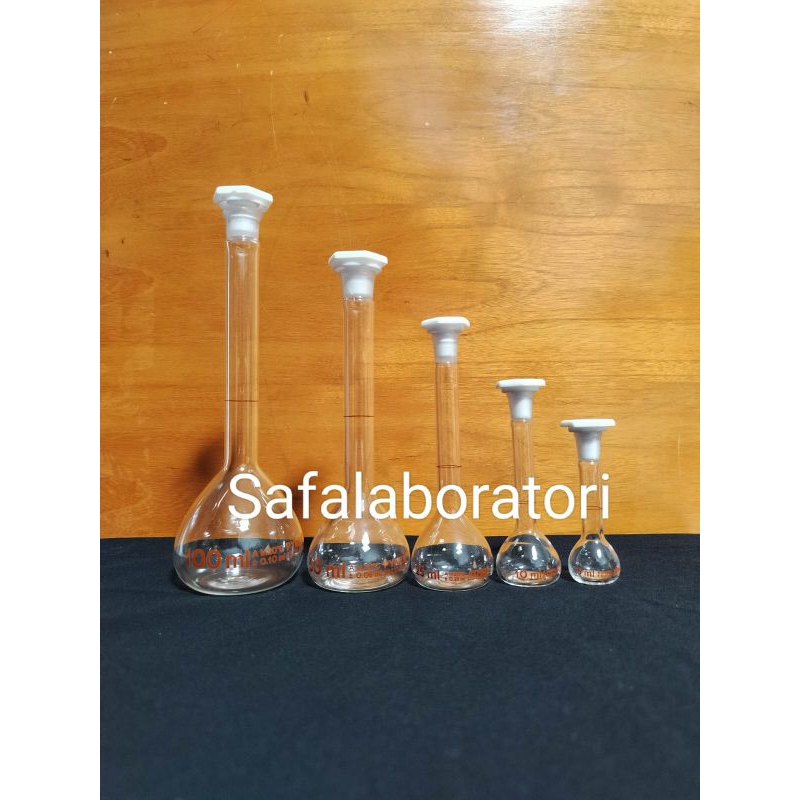 Jual Labu Ukur 25ml Pyrex , Volumetric Flask 25ml Plastik Stopper Pyrex | Shopee Indonesia