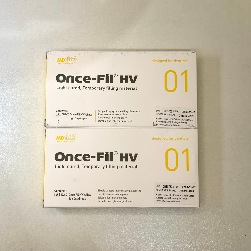 Jual ONCE FILL HV DENTAL TEMPORARY FILLING LIGHT CURE SYSTEM INLAY ...
