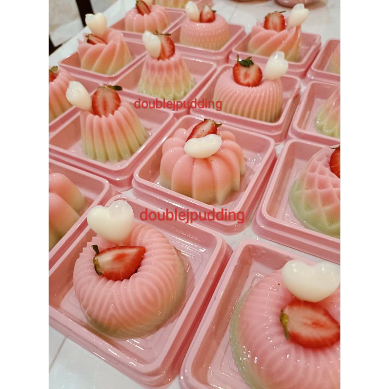 Jual Mini Fruity Rainbow Pudding by Double J Pudding Kecil Pudding ...