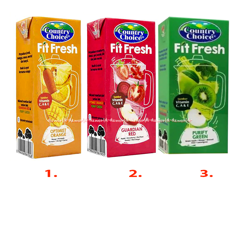 Jual Country Choice 250ml Fit Fresh Purify Green Minuman Sayur Buah ...