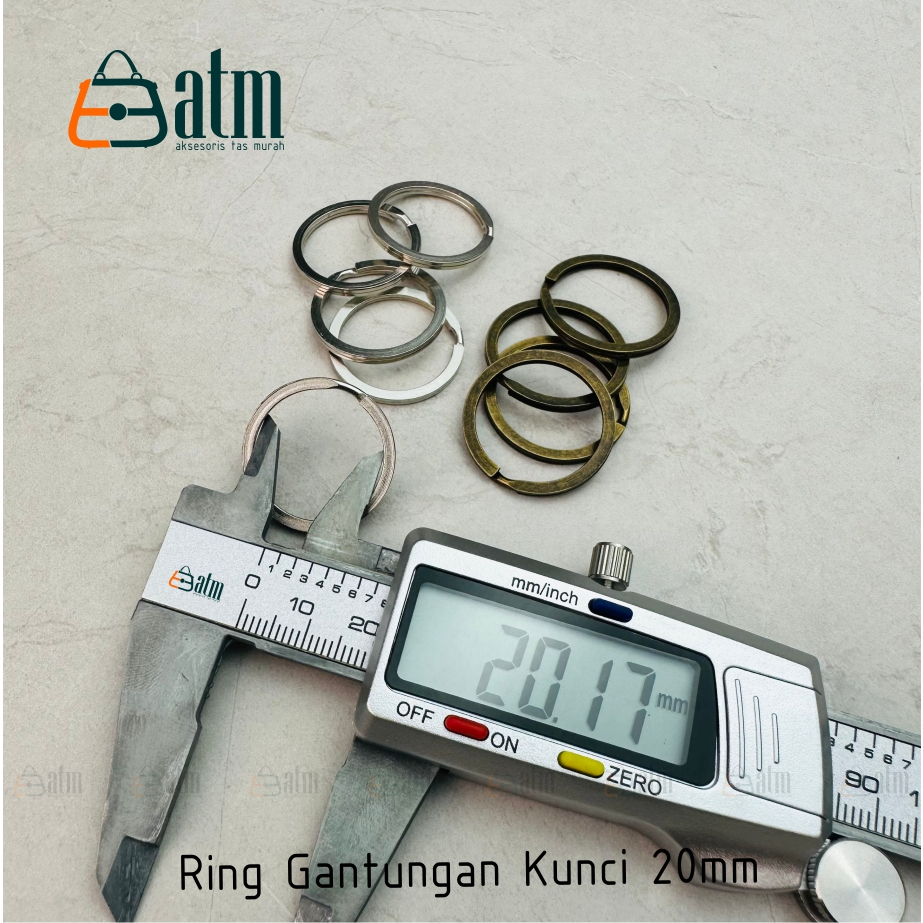 Jual Ring O Gantungan Kunci Gepeng Ukuran 20mm | Shopee Indonesia