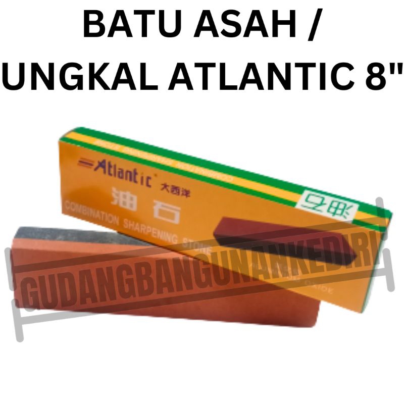 Jual [ATLANTIC] ungkal batu pisau asah pengasah pisau sharpening stone ...