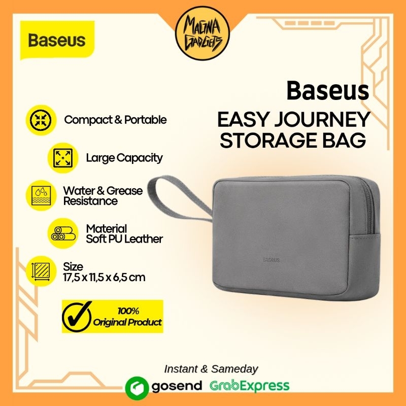 Jual Baseus Tas Gadgets Travel Pouch Storage Organizer Easy Journey Bag ...