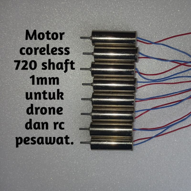 Jual Motor coreless 720 drone, rc heli, rc pesawat, dll | Shopee Indonesia