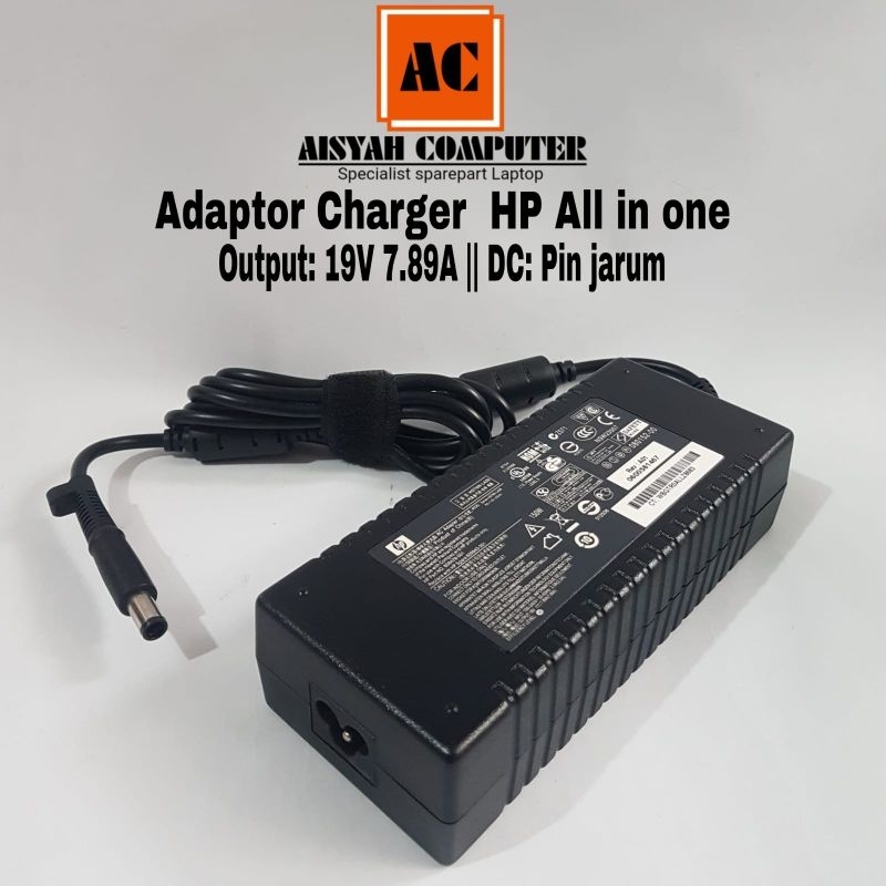 Jual Adaptir charger HP Dekstop ALL IN ONE - 19V 7.89A 150Watt Pin ...