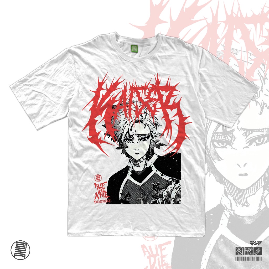 Jual T-Shirt Kaiser Michael Bastard Munchen Blue Lock Manga Anime Wibu ...