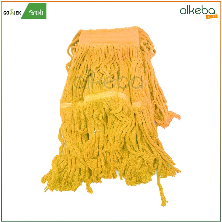 Jual Kain Refill Mop pel Warna Kuning isi Ulang Mop Pel | Shopee Indonesia