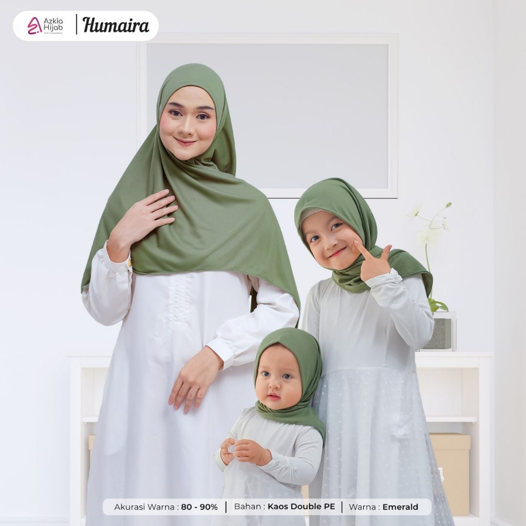 Jual Azkia Hijab - Humaira Hijab Instan Kaos PE | Shopee Indonesia