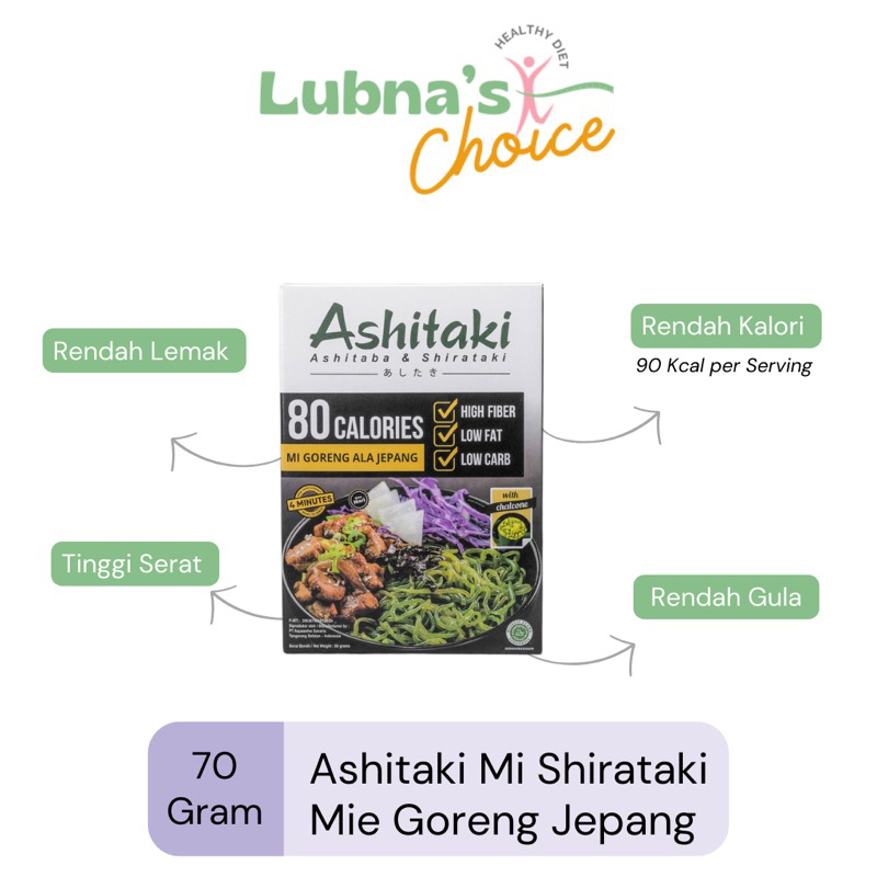 Jual Ashitaki Mie Goreng Ala Jepang, Mi Shirataki dan Ashitaba | Shopee ...