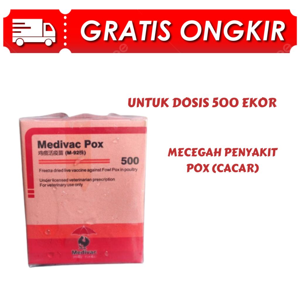 Jual Vaksin Medivac Pox 500 Vaksin Ayam | Shopee Indonesia