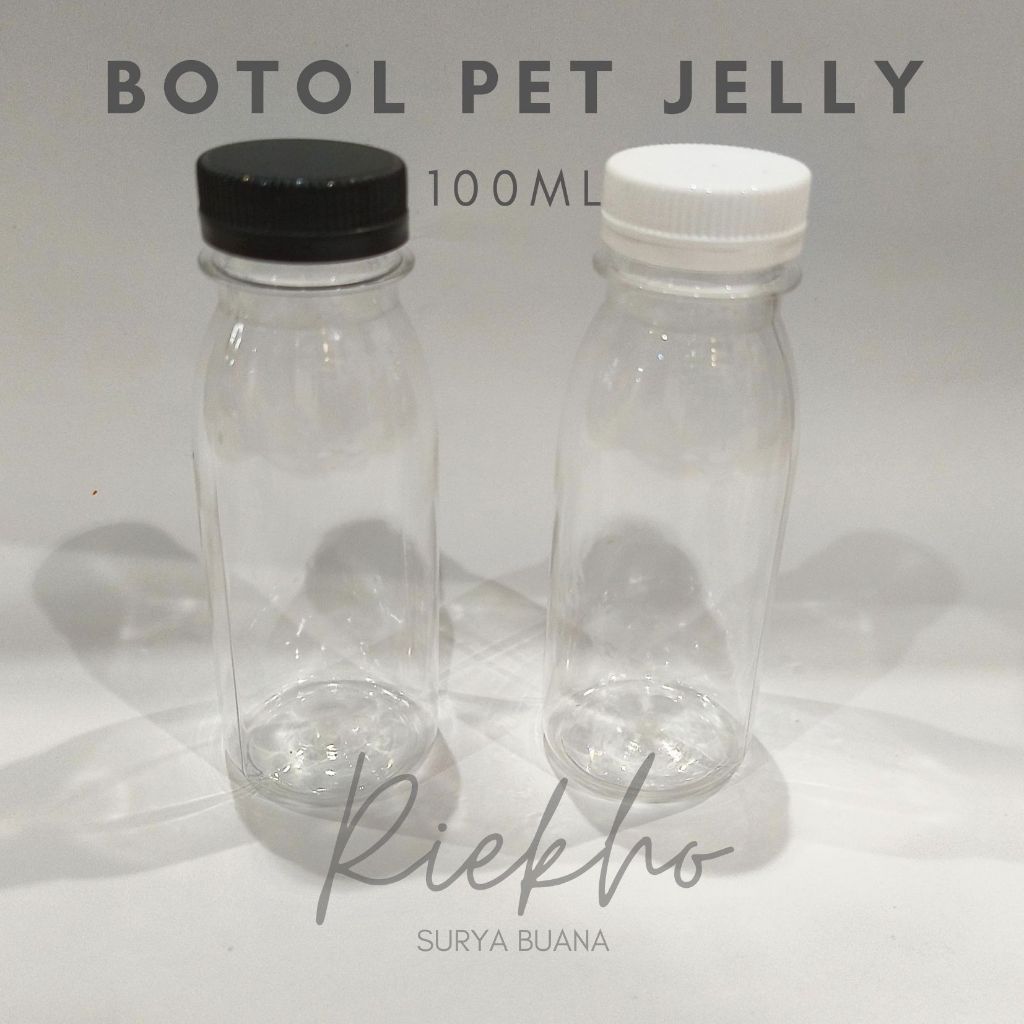 Jual Botol Plastik JELLY 100 ML isi 100 pcs Botol PET | Shopee Indonesia
