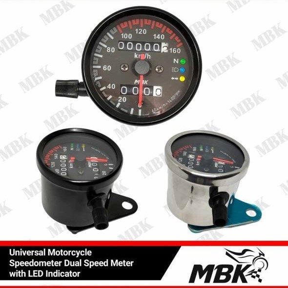 Jual Spidometer/Speedometer Motor Model Bulat Universal | Shopee Indonesia