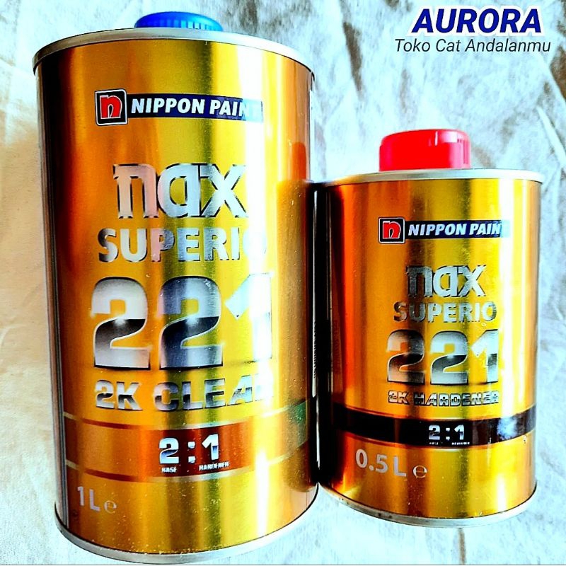Jual NAX Superio 221 Clear Coat Super Gloss Nippon Paint | Shopee Indonesia