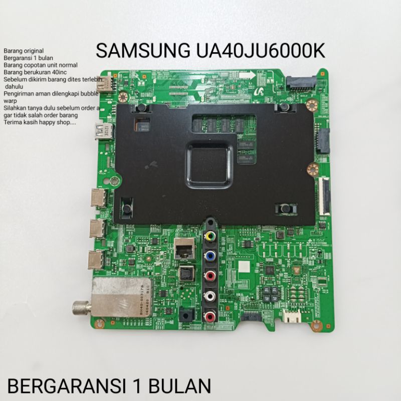 Jual MAINBOARD TV LED SAMSUNG BARU UA40JU6000K MB - MOBO - MODUL - MOTHERBOARD - MESIN TV ...