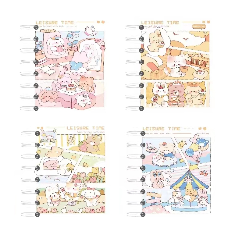 Jual MOKA NOTEBOOK RING MOTIF / BUKU A7 CATATAN RING / BUKU TULIS RING ...