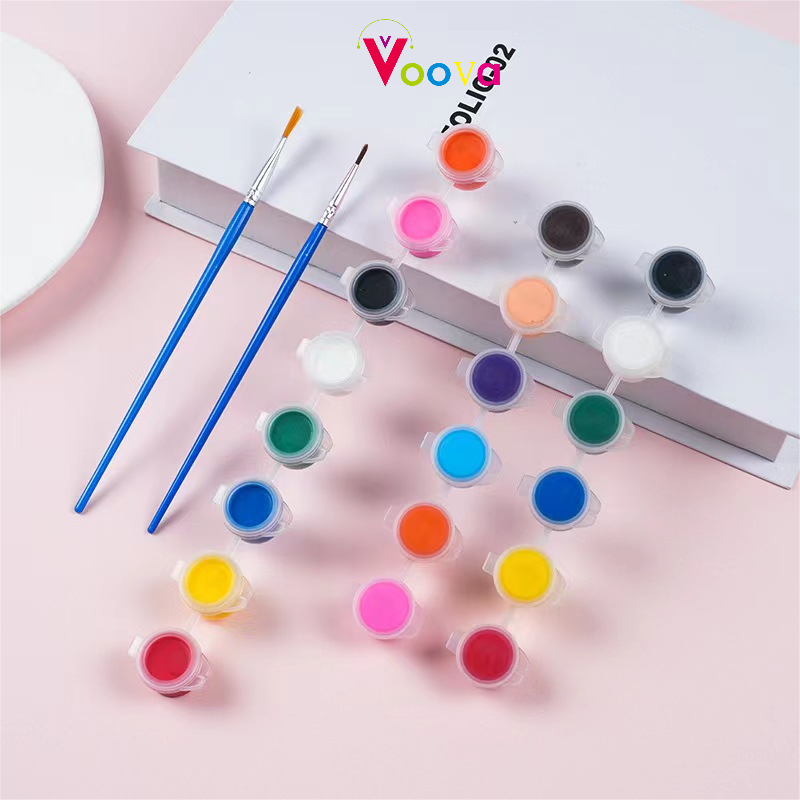 Jual VOOVA Cat Lukis / Akrilik / Acrylic Paint Set 6 / 12 / 36 Warna ...