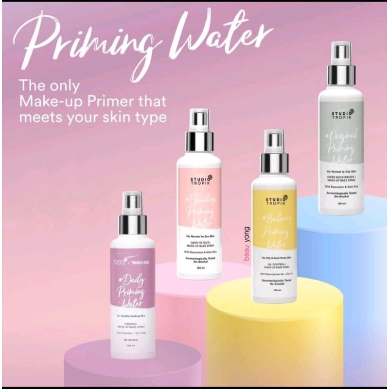 Jual Studio Tropik Priming Water Original | Balance | Daily | Flawless ...