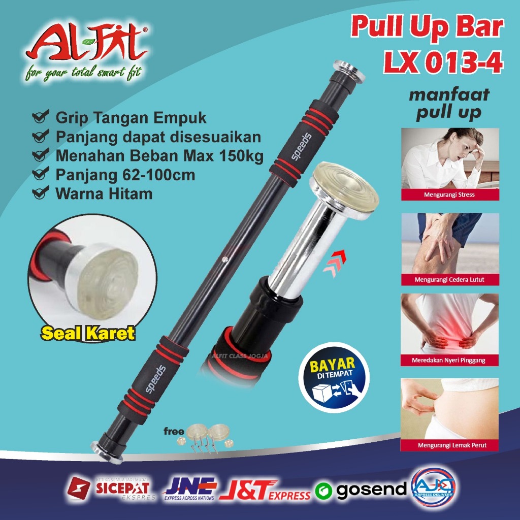 Jual Pull Up Bar atau Door Chinning Bar Untuk pembentukan otot anda ...