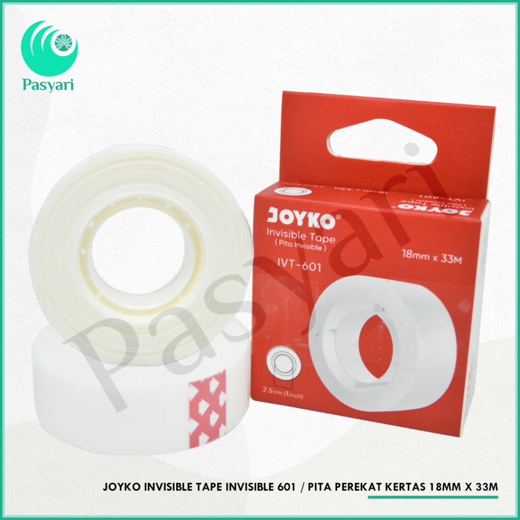 Jual JOYKO INVISIBLE TAPE INVISIBLE 601 / Pita Perekat Kertas 18mm x ...