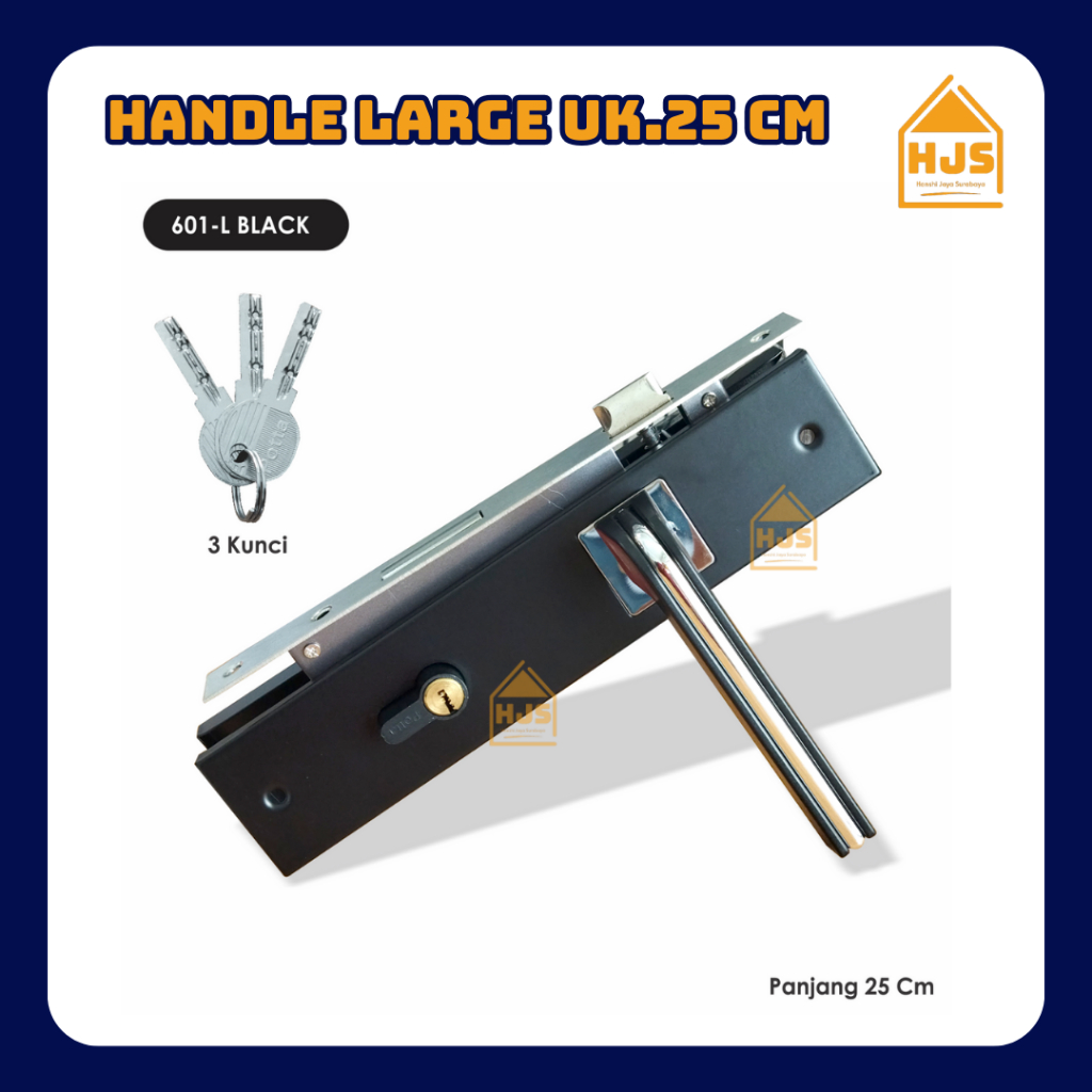 Jual Handle set Pintu besar / Large 25cm handle pintu Kotak 602-L & 601 ...