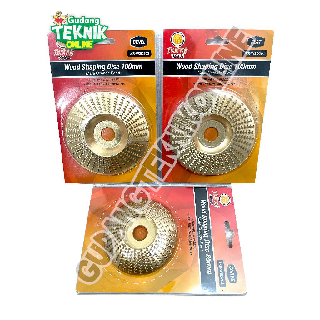 Jual Mata Gerinda Ukir Kayu 4" FLAT BEVEL CURVE IKURA / Gurinda Ukir ...