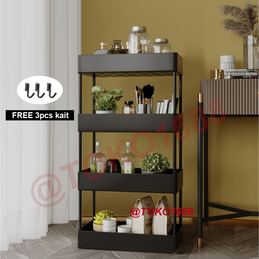 Jual Square rak 4 susun serbaguna rak kamar mandi rak dapur 4 layer ...