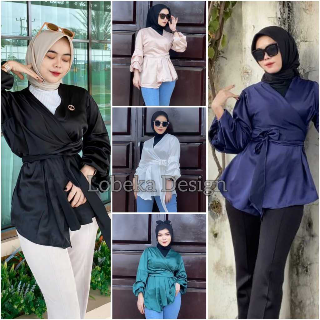 Jual Atasan Wanita Premium/Blouse Kekinian/Blouse Terbaru/Blouse Wanita ...