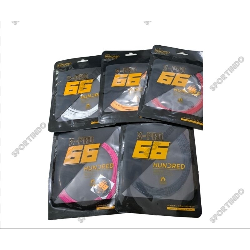 Jual Senar Badminton Hundred / Senar Badminton Hndrd X Pro 66 Original ...
