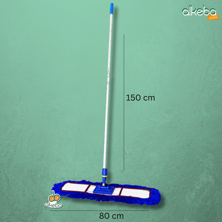 Jual Lobby Duster set 80 cm acrilic Standar / tangkai + frame + kain ...